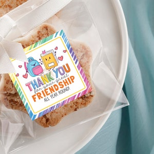 End of Year Classmate Gift Tag Printable, End of School Year Tag for ...