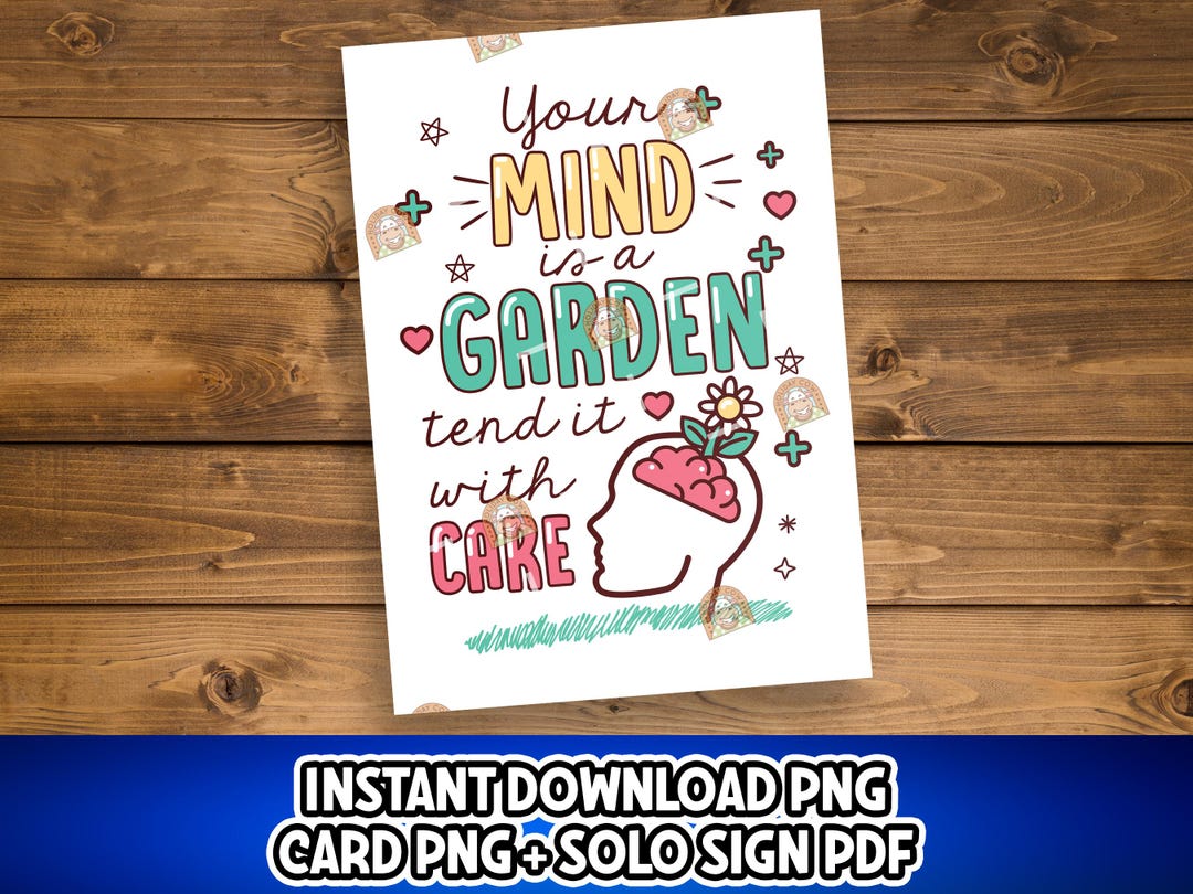 World Mental Health Day, Mental Illness Awareness Month Printable ...