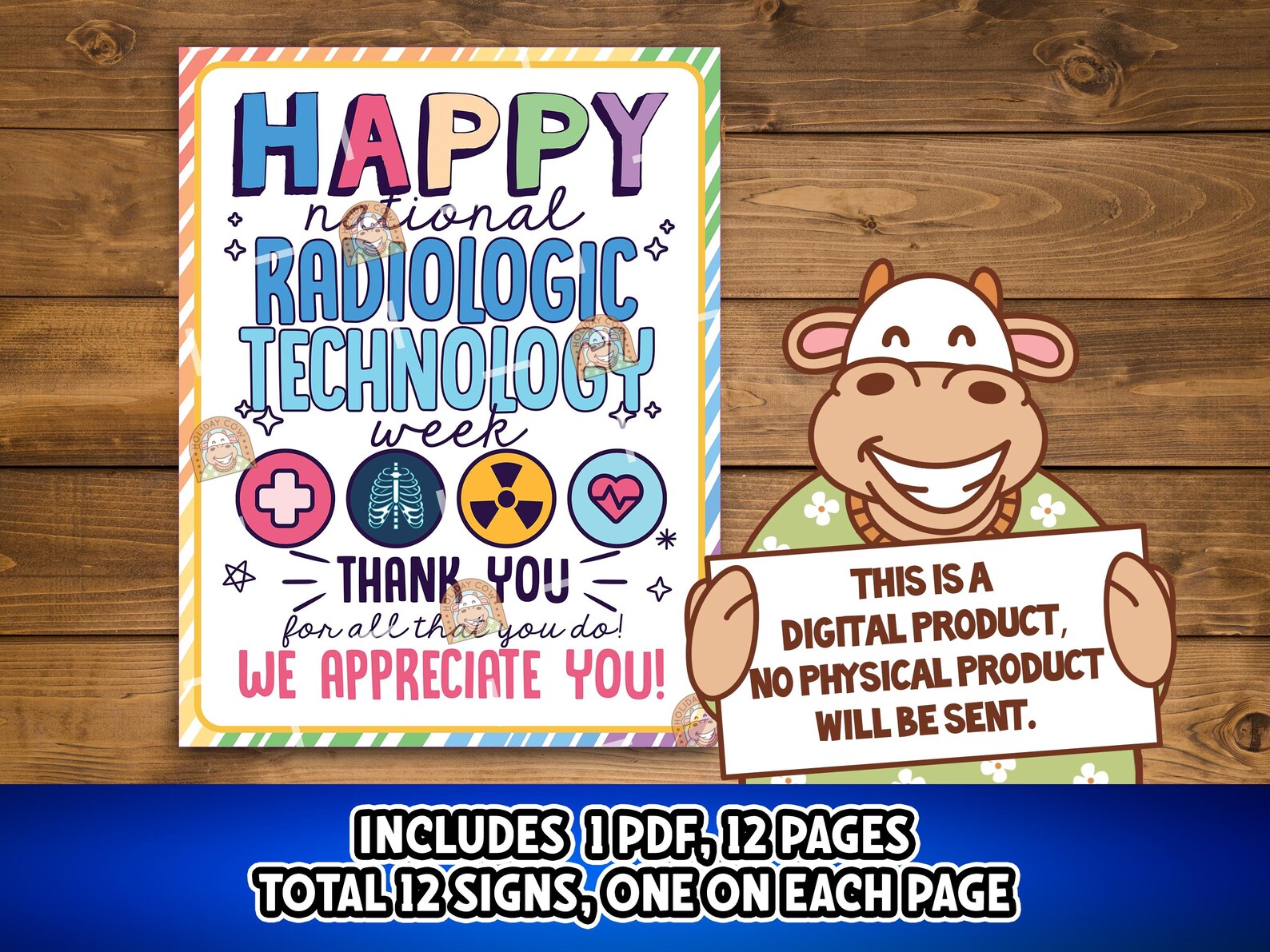 Radiologic Tech Gift, National Radiologic Technology Week Signs ...