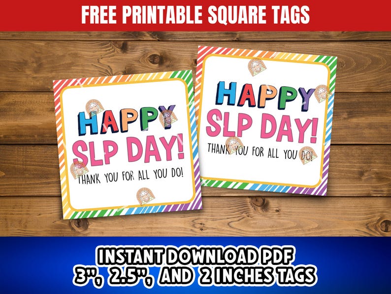 SLP Day Signs Printable, SLP Appreciation Speech Language Pathologist ...
