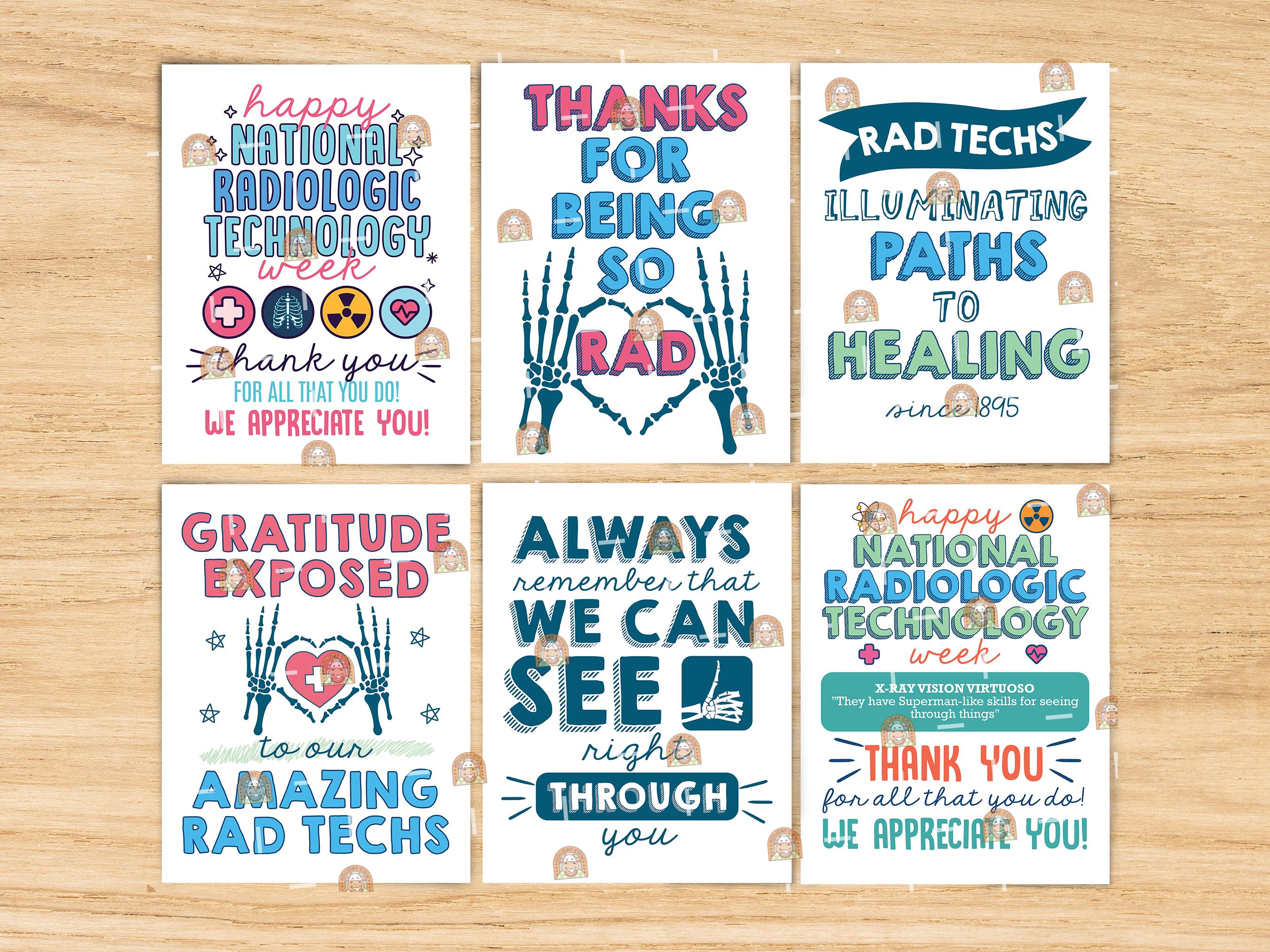 Radiologic Tech Gift, National Radiologic Technology Week Signs ...