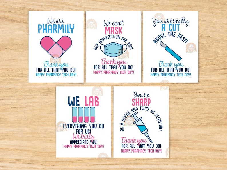 Pharmacy Tech Day Signs Printable, Pharmacy Technician Day Gift, Thank ...