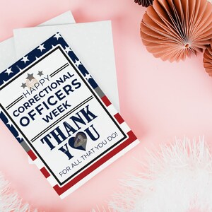 Correctional Officers Week Gift Printable, Correctional Officer Week ...