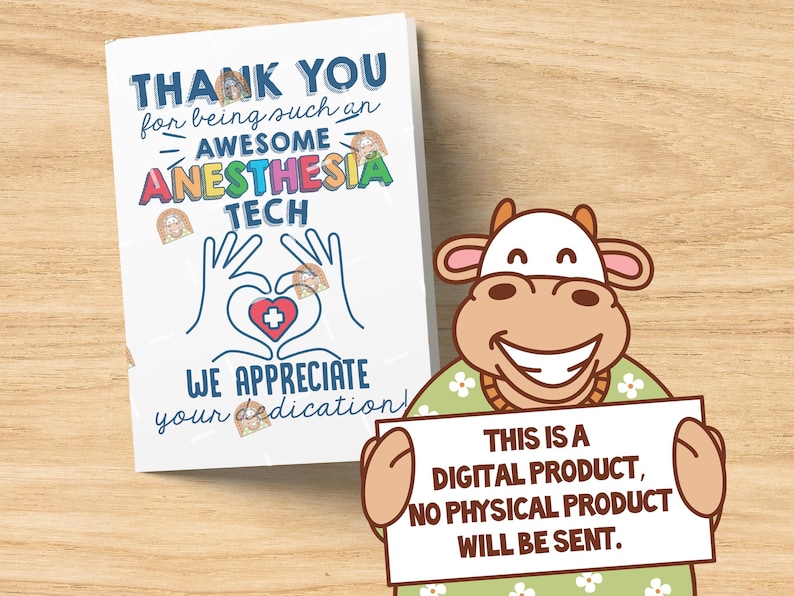 Anesthesia Tech Gift Printable, Anesthesia Tech Week Sign, Anesthesia ...