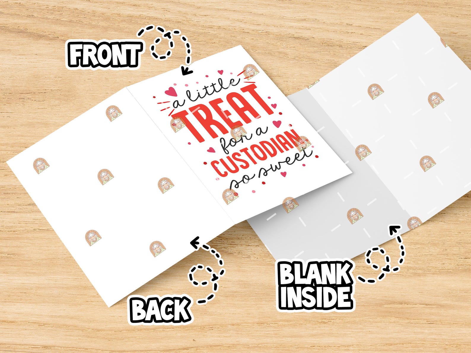 Custodian Valentine Gift, Printable Valentine Card for Custodian, Thank ...