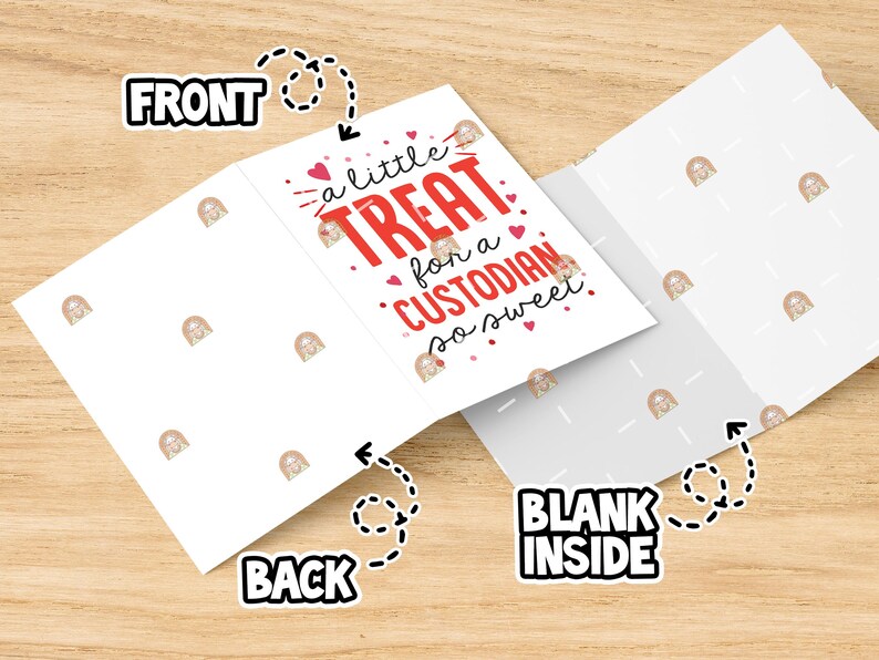 Custodian Valentine Gift, Printable Valentine Card for Custodian, Thank ...