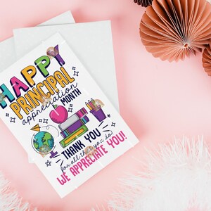 Principal Appreciation Month Card Printable, National Principals' Month ...