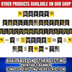 Dispatcher Gift Tag Printable, 911 Dispatchers Week Gift Tag, Public ...