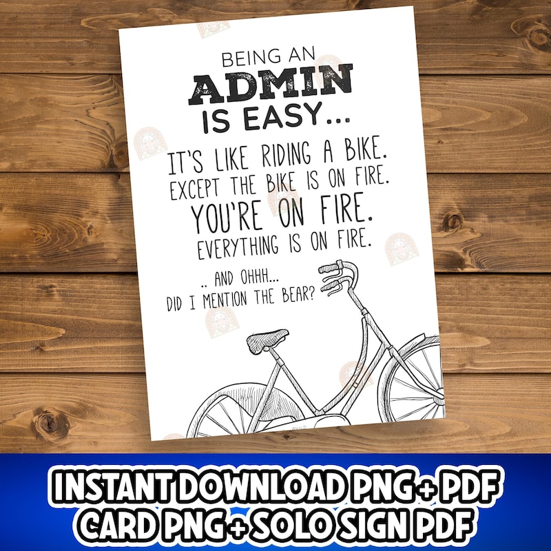 Admin Appreciation Cards - Etsy