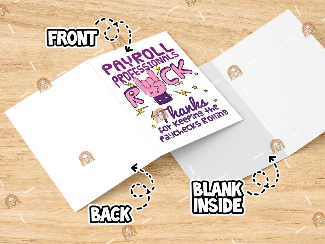 Payroll Appreciation Gift, Humor Payroll Card Printable, National ...