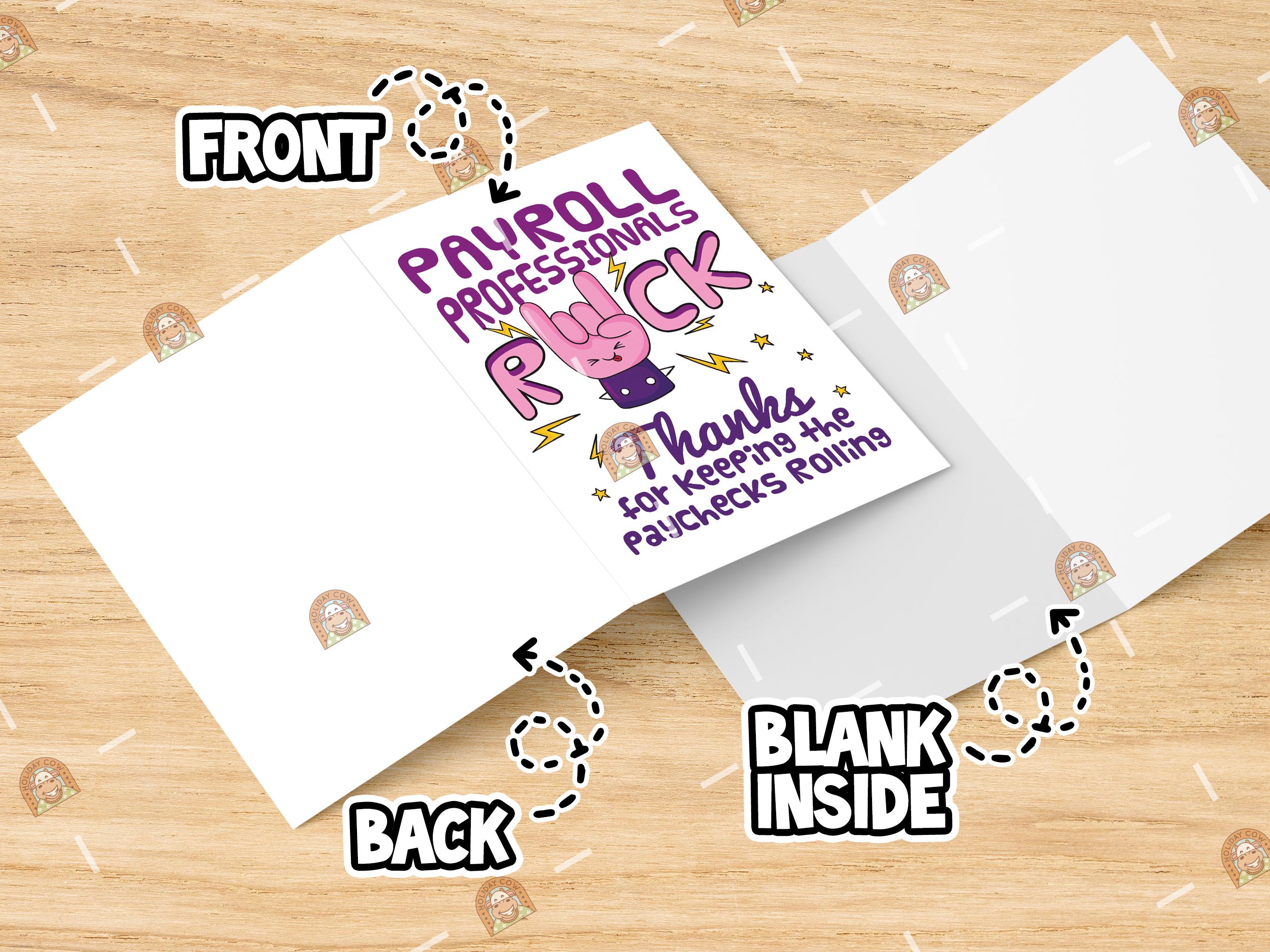 Payroll Appreciation Gift, Humor Payroll Card Printable, National ...
