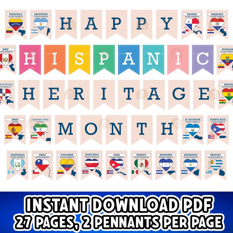 Hispanic Heritage Poster - Etsy
