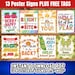 Cafeteria Signs Printable Bundle, Lunchroom Bulletin Board, Preschool ...