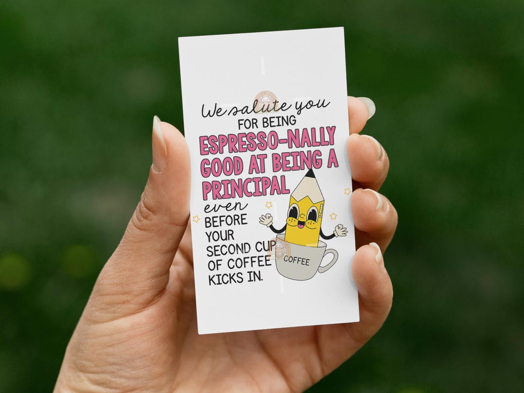 Principal Appreciation Tag, Printable Principals Month Tag for ...