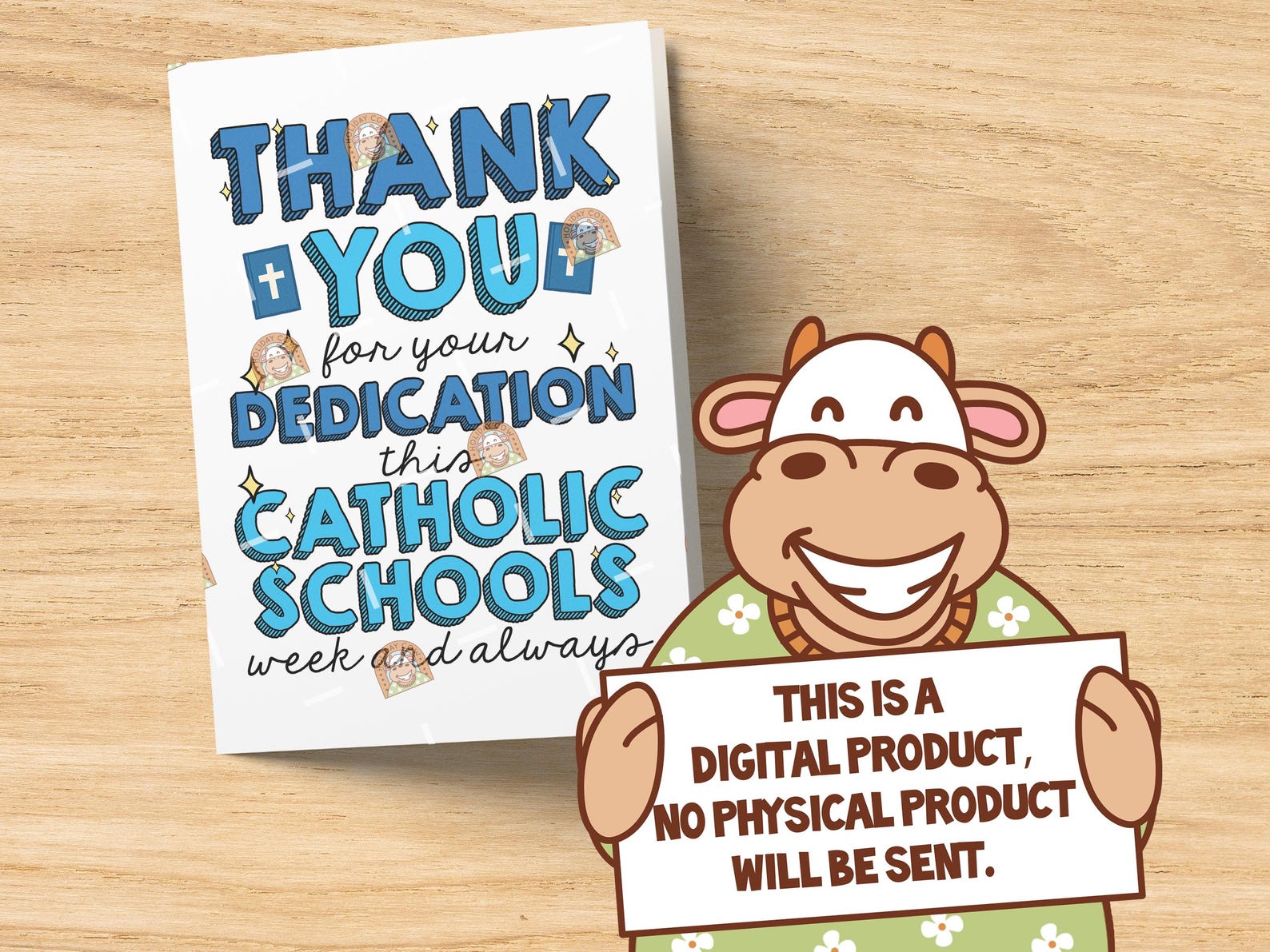 Catholic Schools Week Card Printable, Catholic Schools Week Gift ...