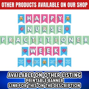 Nurse Practitioner Week Gifts, Nurse Practitioner Week Signs Printable ...