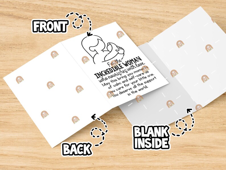 Printable Breastfeeding Month Gift, New Mom Support, New Mama Card ...