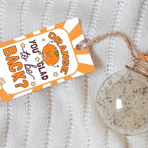 Lunchroom Back to School Tag, Printable First Day of School Tag for ...
