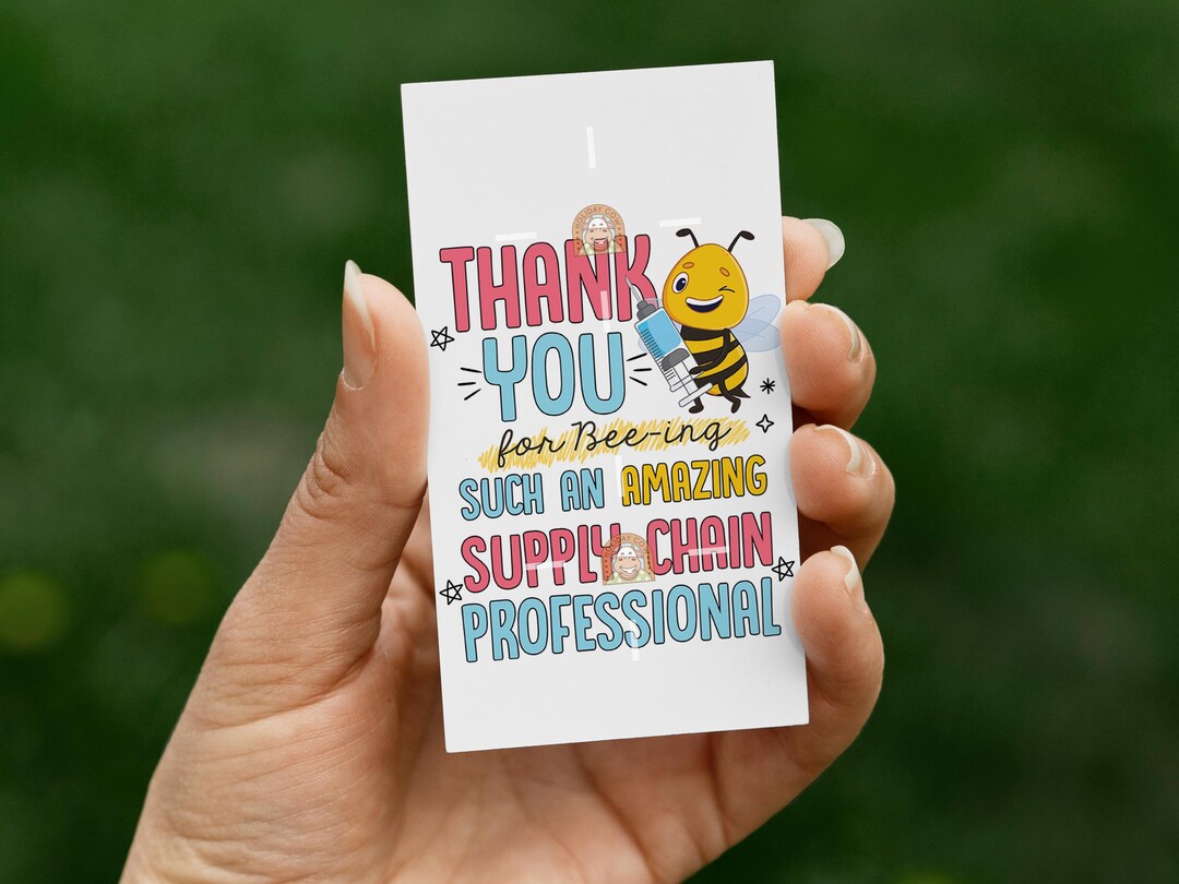 Supply Chain Week Printable Tag, Healthcare Supply Chain Gift Tag, SC ...