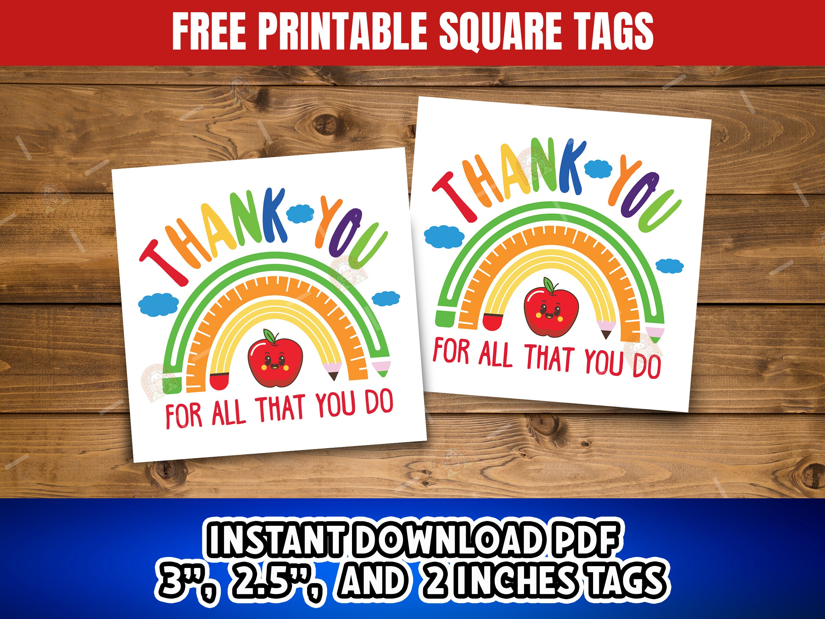 Teacher Appreciation Sign Bundle, Printable Teacher Appreciation Week ...