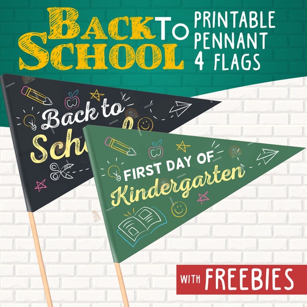 Chalkboard Pennant - Etsy