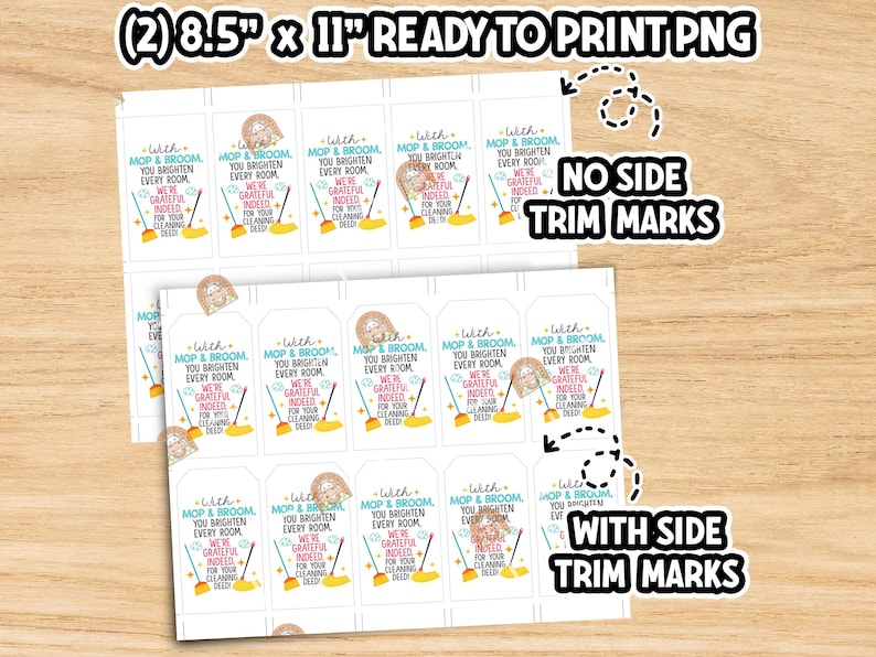School Custodian Gift Tag Printable, National Custodian Day Tags ...