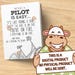 Pilot Card Printable, National Aviation Week Gift, Aviation ...