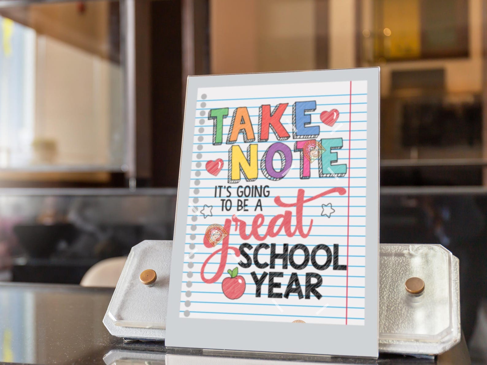 Back to School Card Printable, Take Note Its Going to Be Great School ...