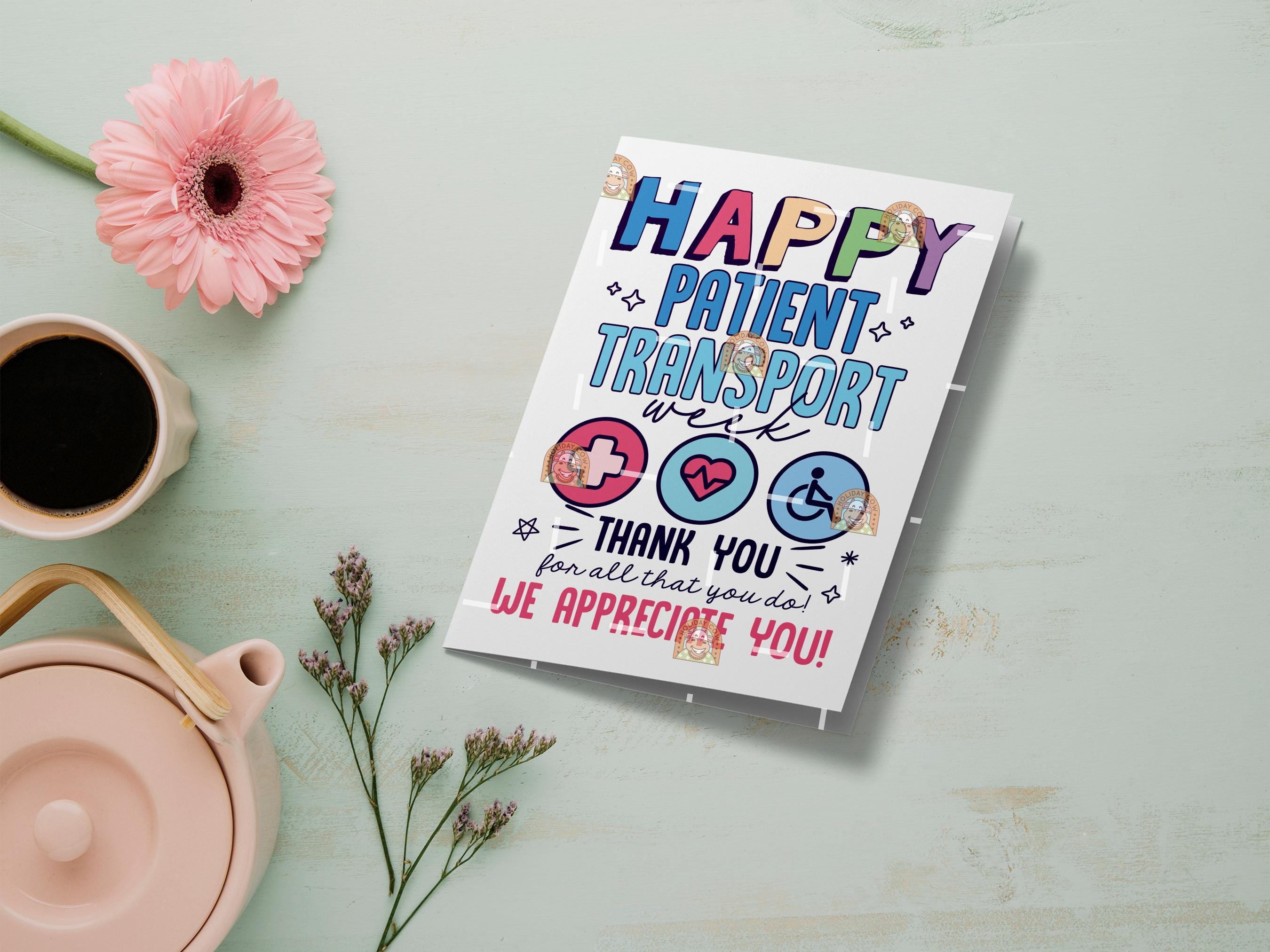 Patient Transport Week Sign Printable, Patient Transporter Thank You ...