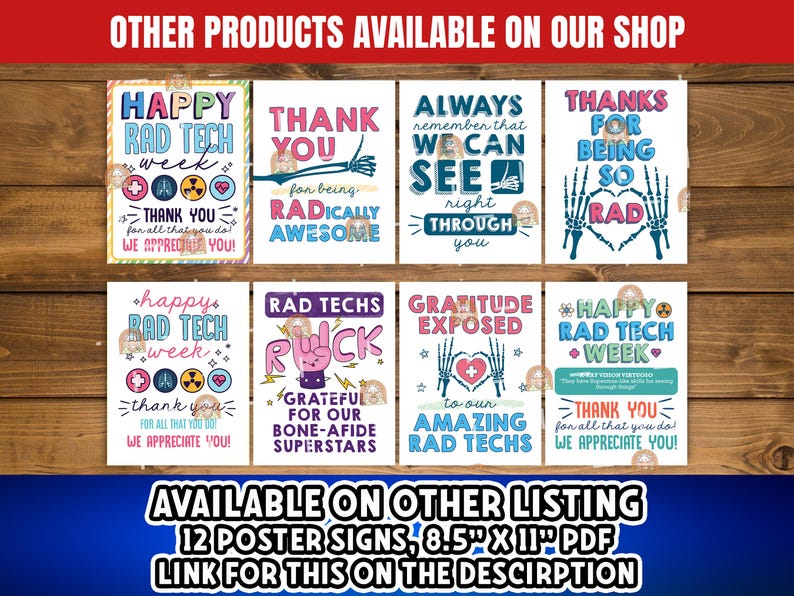 Rad Tech Gift Tag, Printable Rad Tech Week Gift Tag, Funny Rad Tech ...