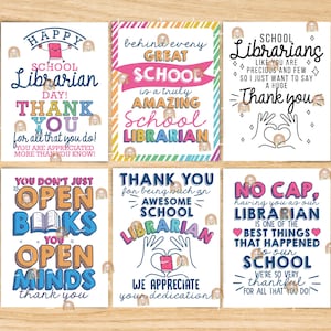 School Librarian Day Posters Printable, Librarian Thank You, Librarian ...