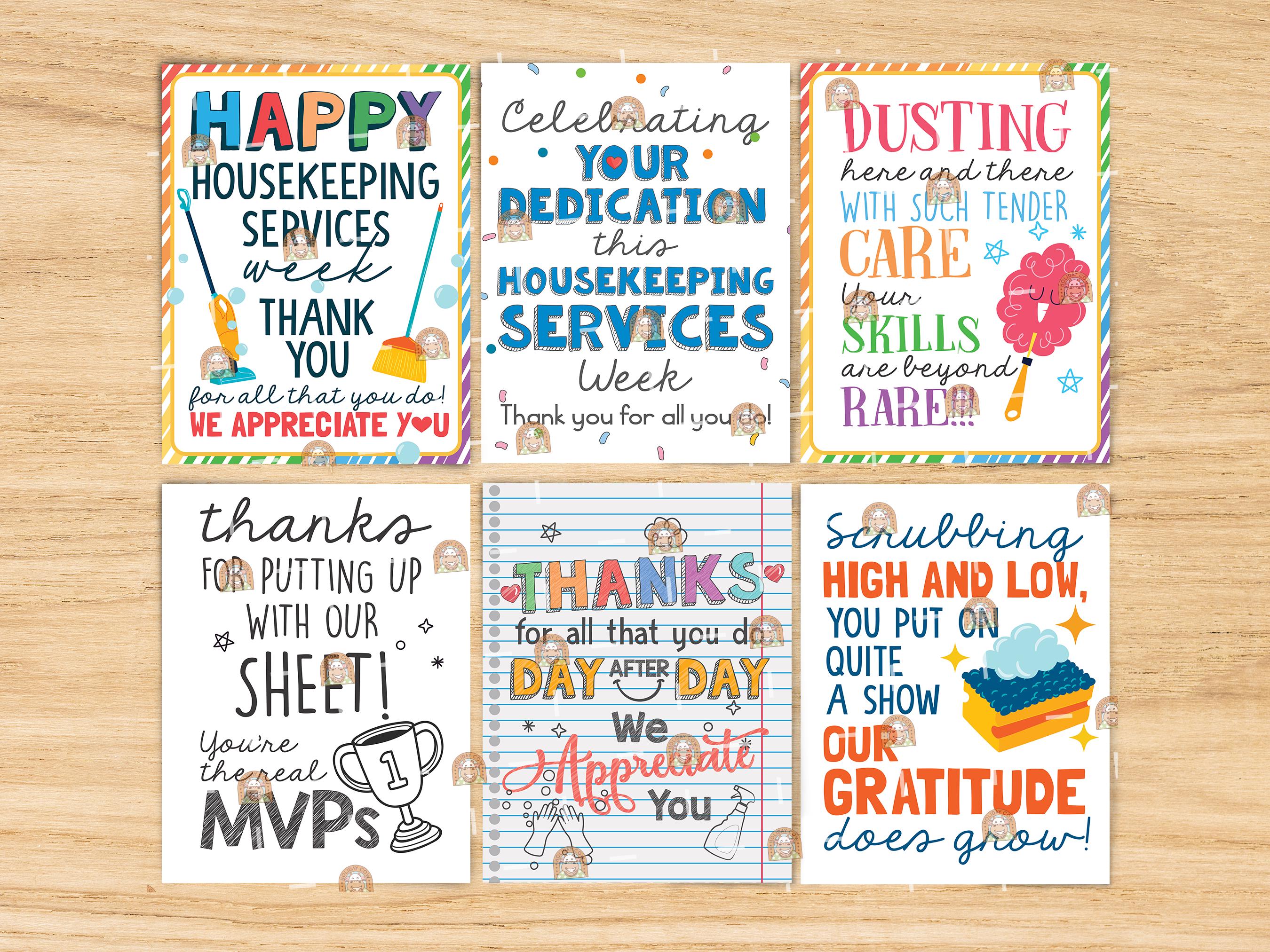 Housekeeping Week Sign Printable, Housekeeping Appreciation Week Sign ...