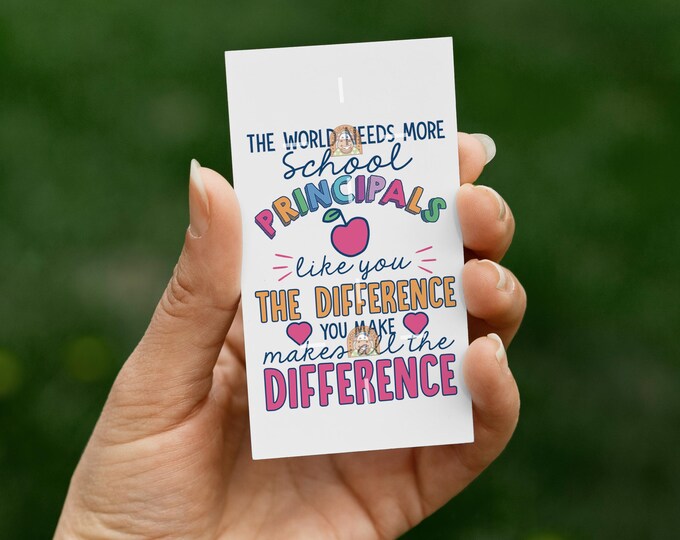 Principal Day Tag Printable / School Principals Day Gift Tags ...