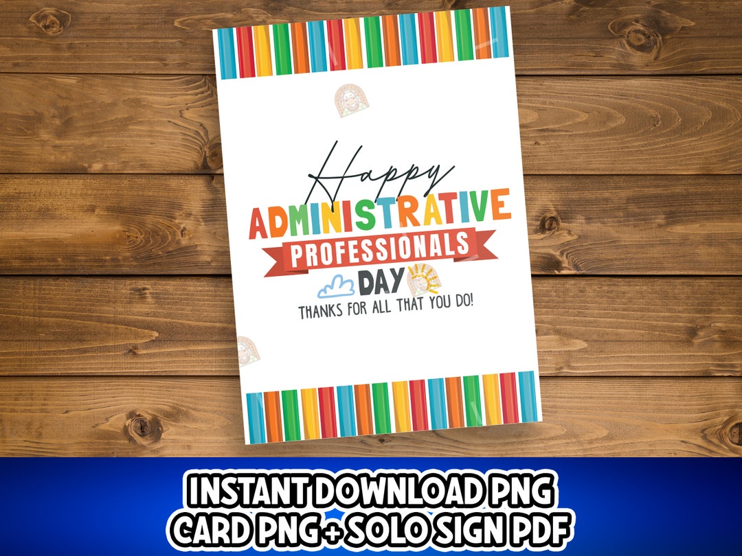 Administrative Professionals Day Card, Administrative Professionals Day ...