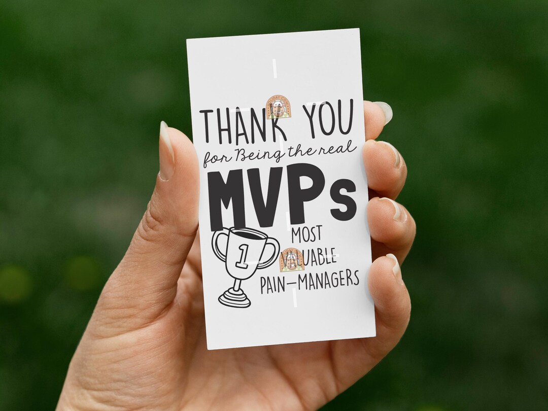 National Rehabilitation Week Gift Tags Printable, Thank You ...