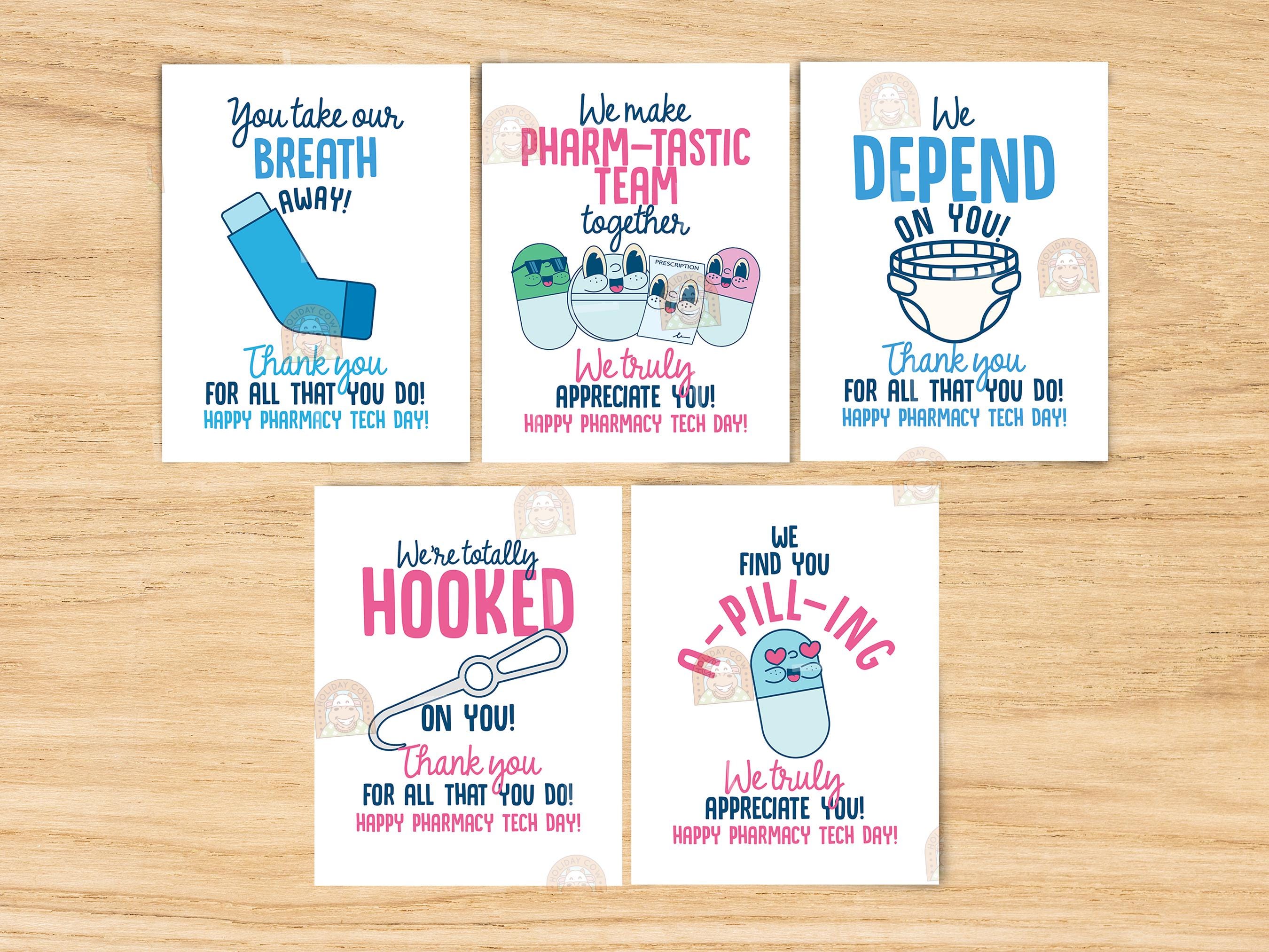 Pharmacy Tech Day Signs Printable, Pharmacy Technician Day Gift, Thank ...