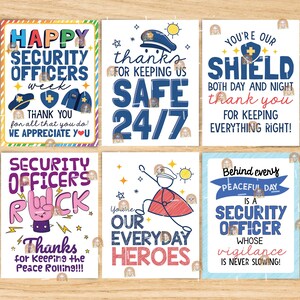 Security Officers Week Signs Printable, Security Officers Appreciation ...