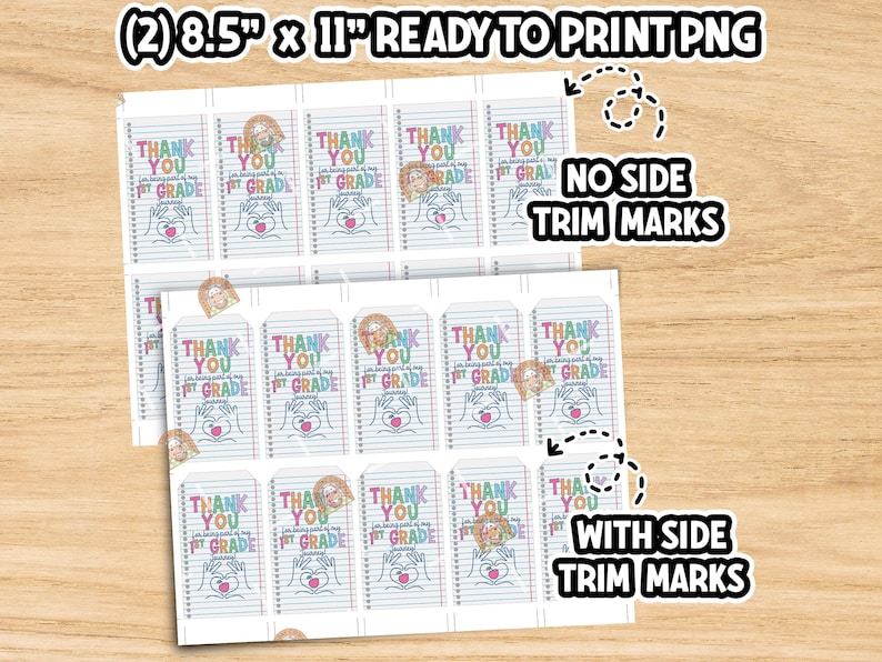 End of Year Classmate Gift Tag Printable, Last Day of 1st Grade Tag ...