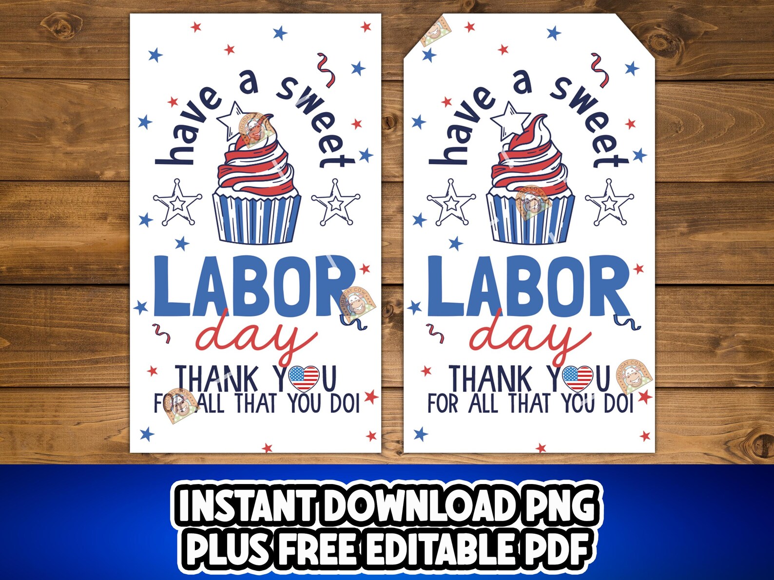 Labor Day Tag, Happy Labor Day Printable Tags, Labor Day Gift Tags ...