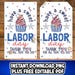 Labor Day Tag, Happy Labor Day Printable Tags, Labor Day Gift Tags ...