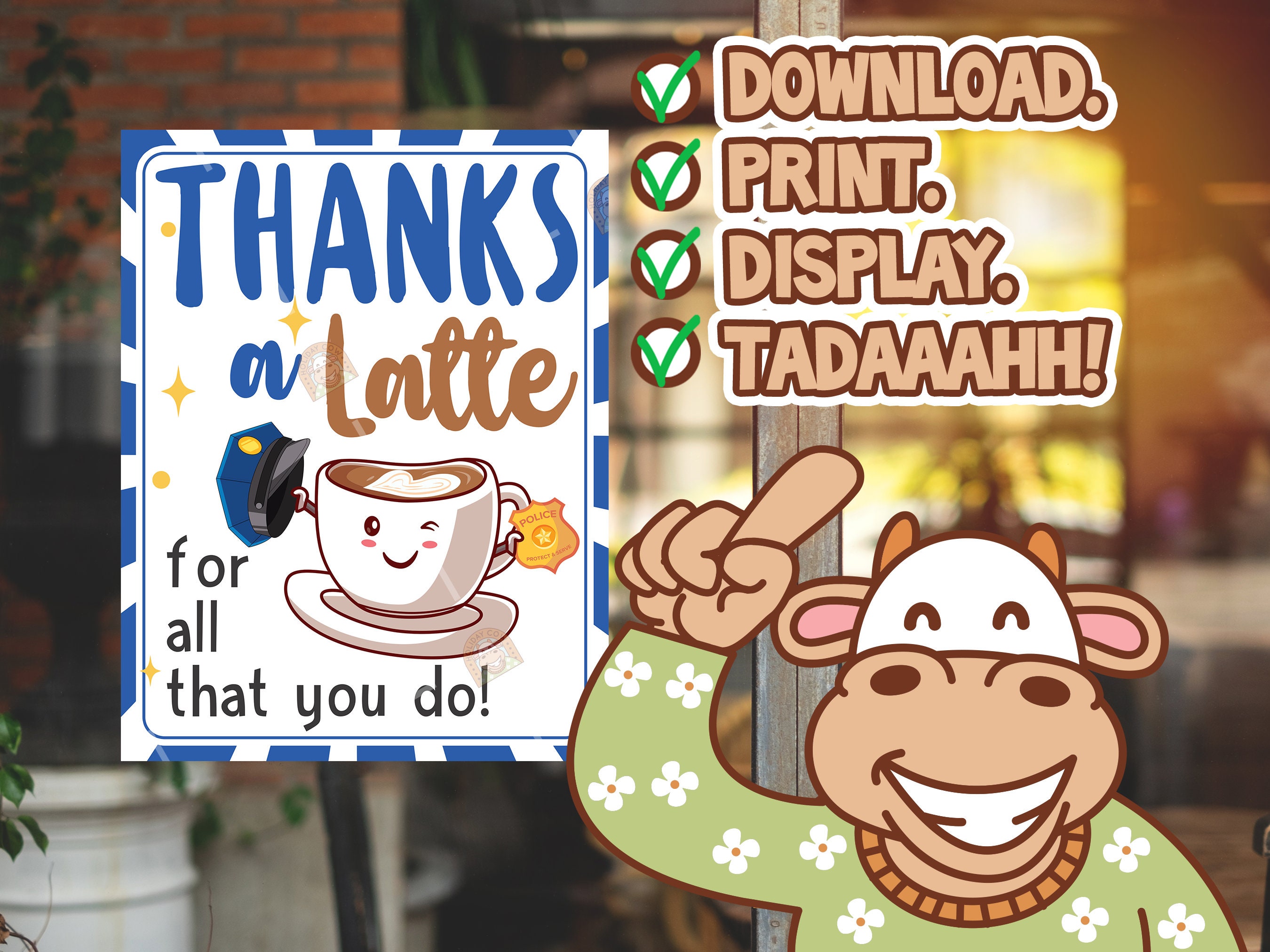 Police Week Sign Printable Bundle, National Police Officers Week ...