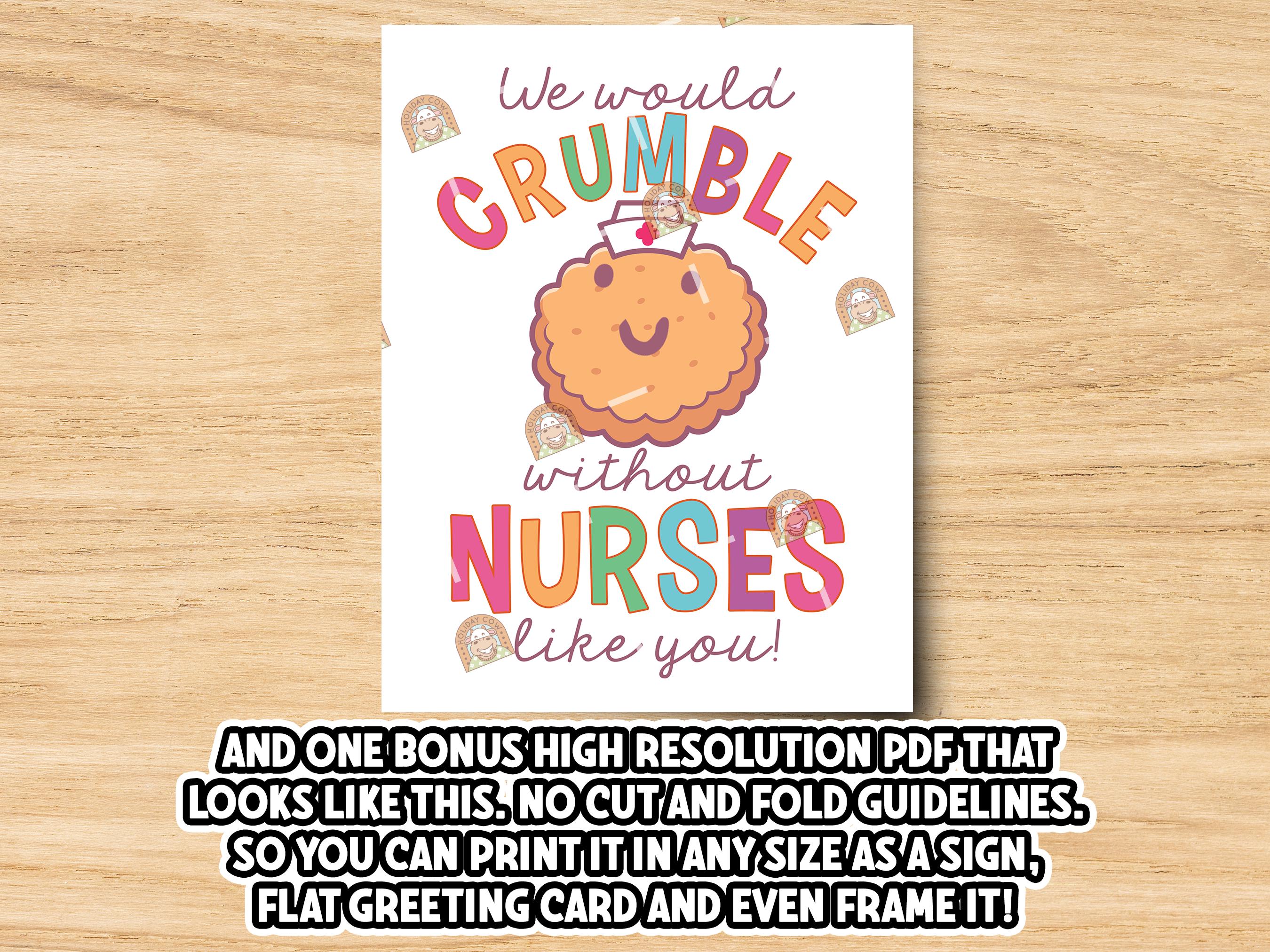 Nurse Gift, Printable Nurse Appreciation Gift for Nurses, School Nurse ...