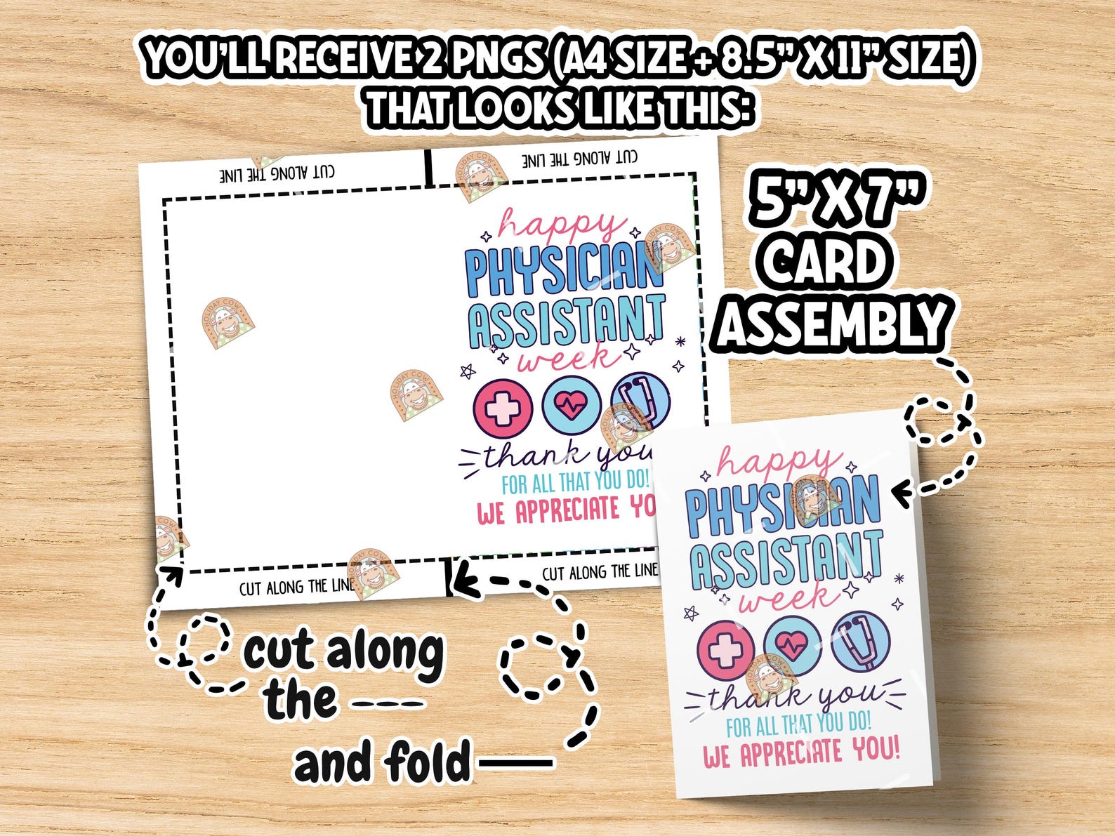 Physician Assistant Week Gift Printable, Physician Associate Card ...