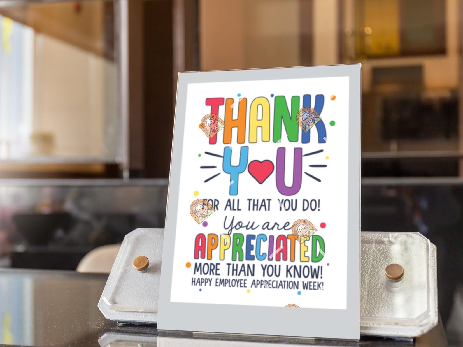 Employee Appreciation Week Gift, Staff Appreciation Card Printable ...