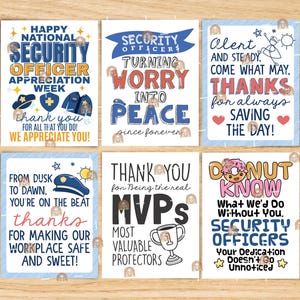 Security Officers Week Signs Printable, Security Officers Appreciation ...