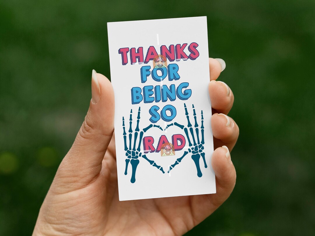 Rad Tech Gift Tag Printable, Xray Tech Gift Tag, Thank You Rad Tech Tag ...