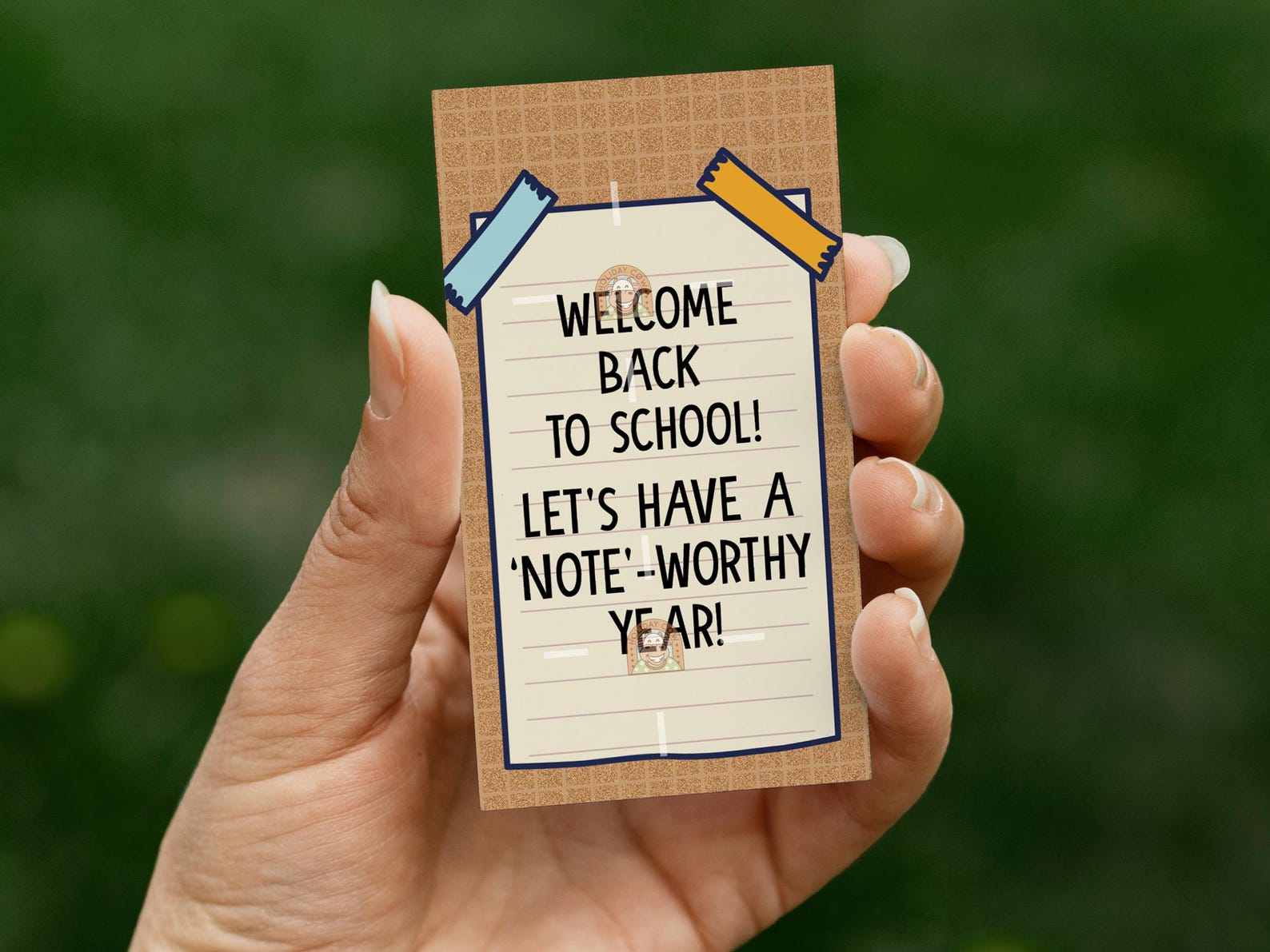 Back to School Tag Printable, Noteworthy School Year Tag, First Day of ...