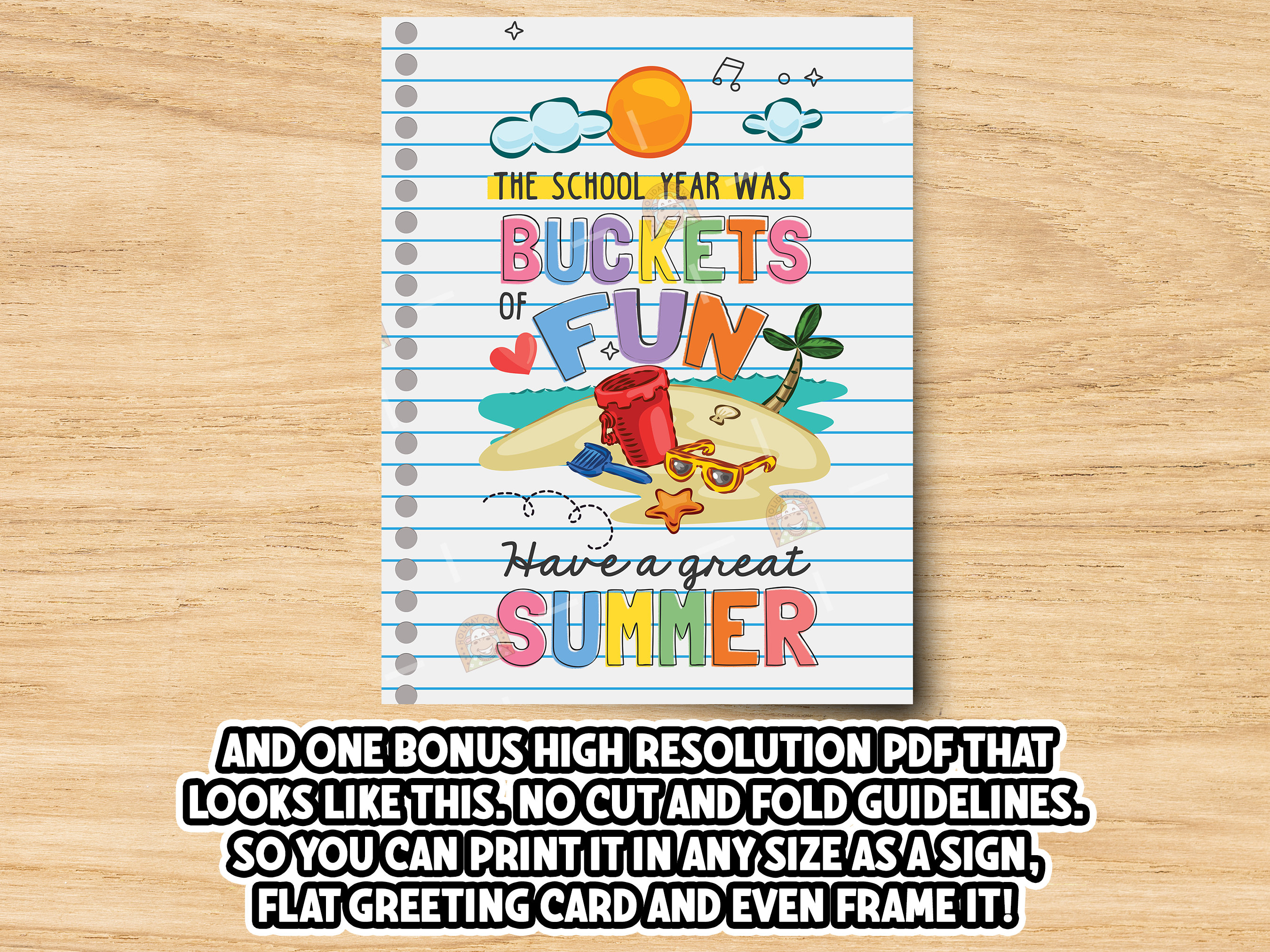 End of School Year Card for Students Printable, End of Year Card for ...