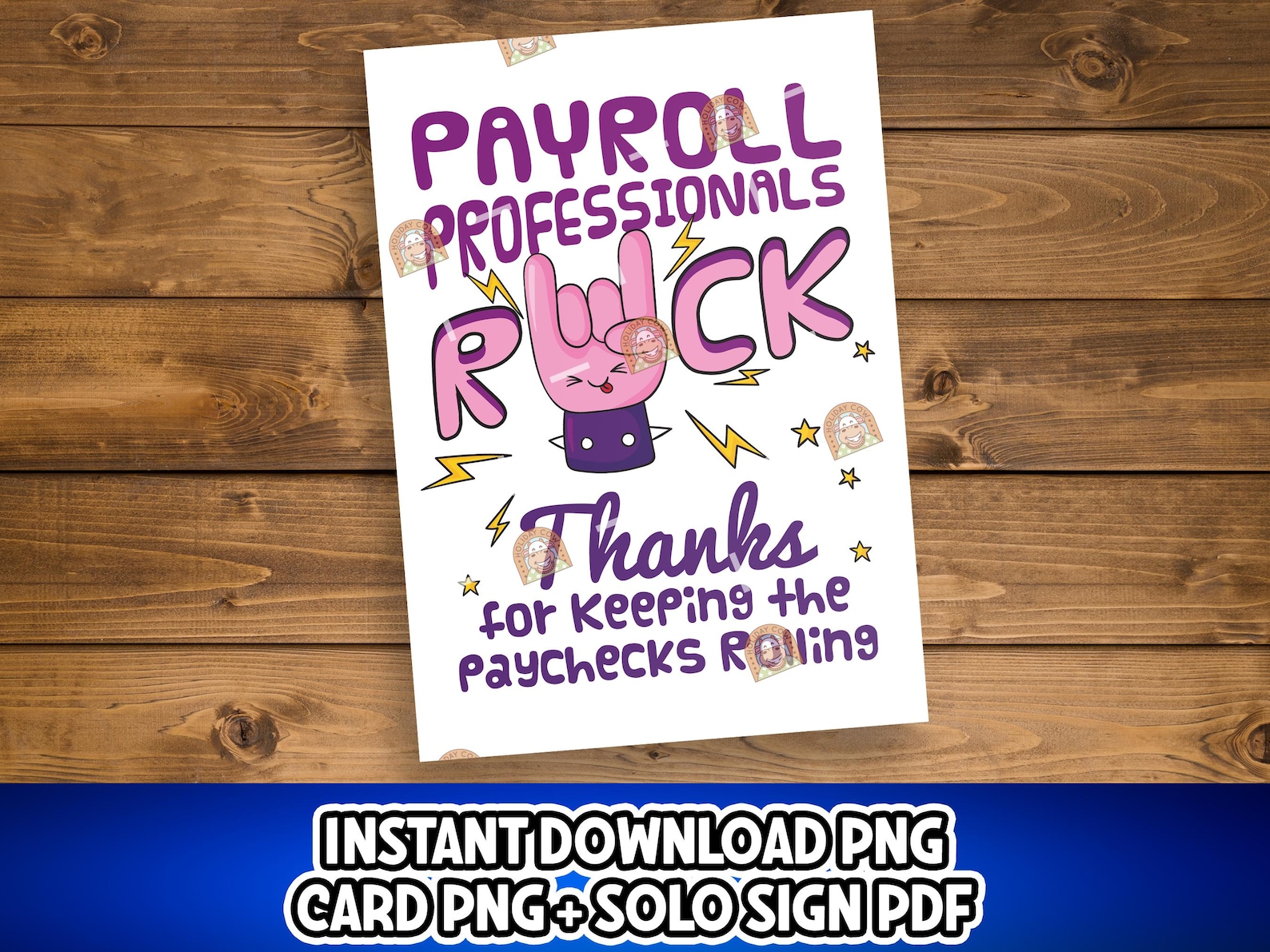 Payroll Appreciation Gift, Humor Payroll Card Printable, National ...