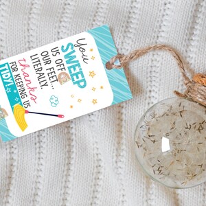 EVS Week Gift Tag Printable, Housekeeping Gift Tag, National Custodian ...